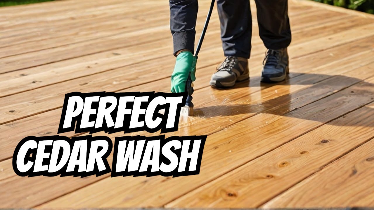 How To Pressure Wash Cedar (Without DAMAGE) – Southeast Softwash