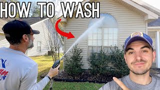 How To Pressure Wash A House (Start To Finish) – Southeast Softwash